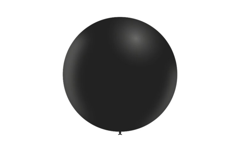 Globo gigante negro sólido - WonderParty BCN